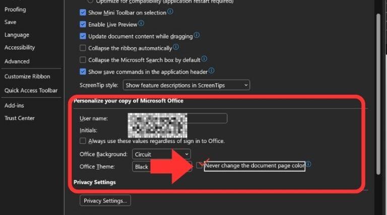 How MS Word Dark Mode Can Improve Your Writing Experience - Tinytech Things